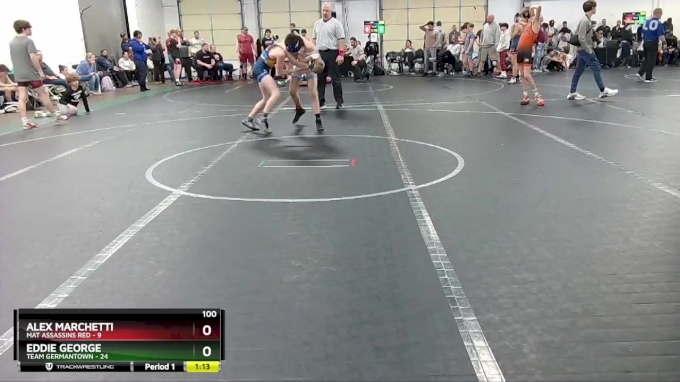 100 lbs Round 6 (8 Team) - Alex Marchetti, Mat Assassins Red vs Eddie ...