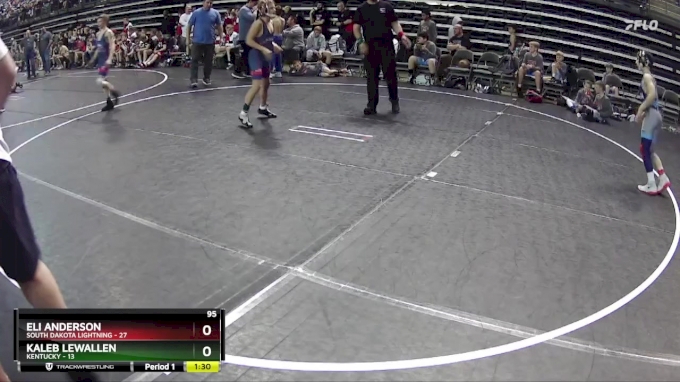 95 lbs Semis & 1st Wrestleback (8 Team) - Eli Anderson, South Dakota ...