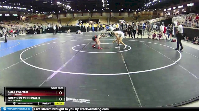 70 lbs Quarterfinal - Greyson McDonald, Naples Bears vs Kolt Palmer ...