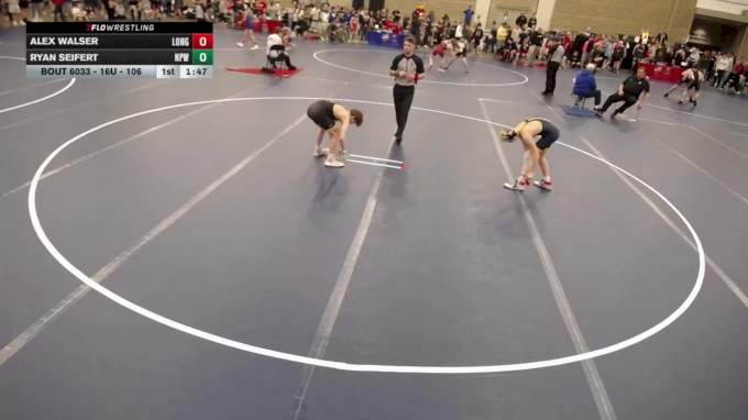 16U - 106 lbs Champ. Round 1 - Elijah Hartwig, Rosemount Irish ...