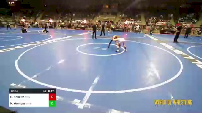 80 lbs Consi Of 16 #1 - Colton Schultz, American Gladiators Wrestling ...