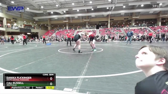 145 lbs Cons. Semi - Cali Russell, Wentzville vs Danika Flickinger ...