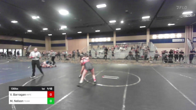136 lbs Quarterfinal - Victoria Barragan, Imperial vs Marley Nelson ...