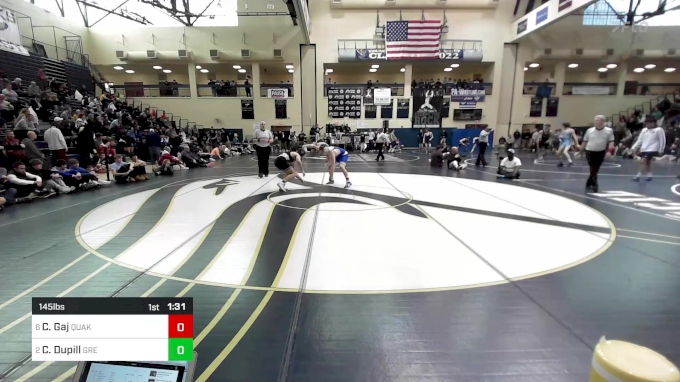 145 lbs Semifinal - Collin Gaj, Quakertown vs Colin Dupill, Greeneville ...
