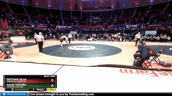 2A 152 lbs 1st Place Match - David Mayora, Lombard (Montini) vs Taythan ...