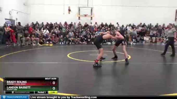 Round 1 - Landon Bassett, North Linn vs Brady Roling, Waverly-Shell Rock