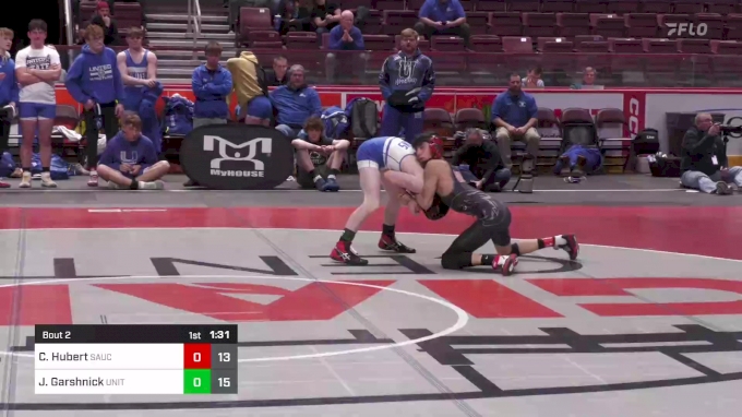 121 lbs Round Of 16 - Cole Hubert, Saucon Valley vs Josef Garshnick, United