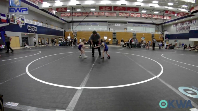 46 lbs Semifinal - Pryan Davis, Little Axe Takedown Club vs Stetson ...