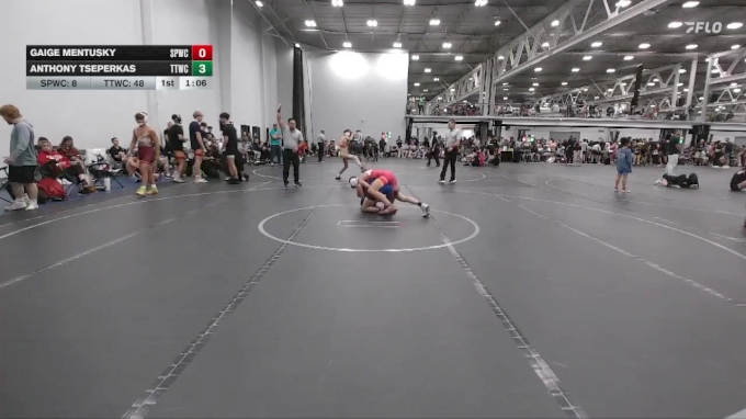 113 lbs Round 2 (4 Team) - Gaige Mentusky, Spear WC vs Anthony ...