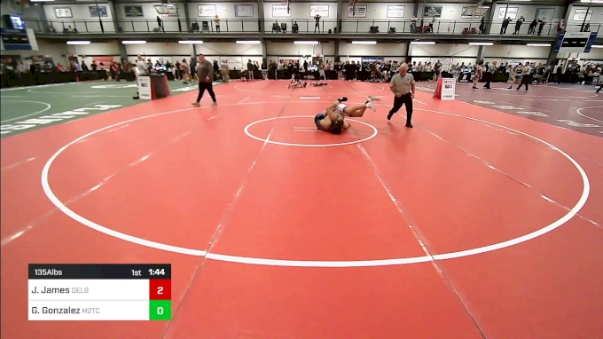 135A lbs Rr Rnd 1 - Jayden James, Delbarton vs Gideon Gonzalez, M2tcnj