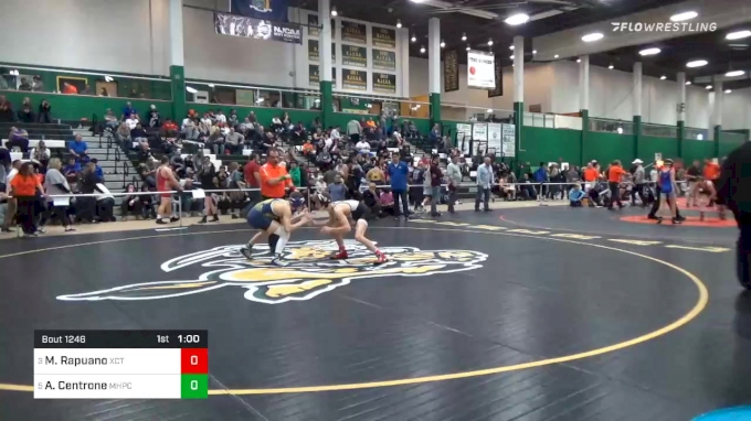 113 lbs Consolation - Michael Rapuano, Xavier Ct vs Angelo Centrone ...