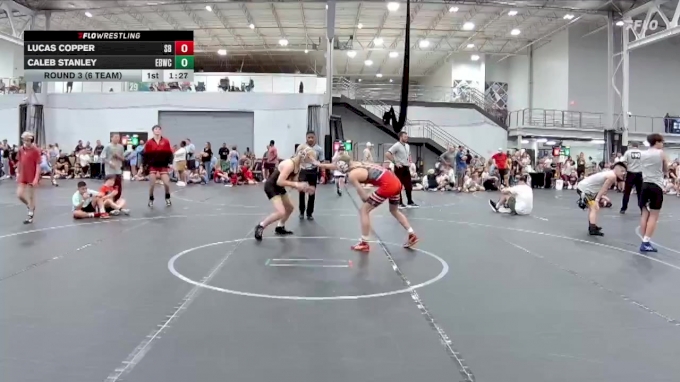 130 lbs Round 3 (6 Team) - Lucas Copper, Smitty`s Barn vs Caleb Stanley ...