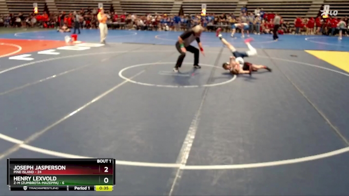 84 lbs Semis (4 Team) - Henry Lexvold, Z-M (Zumbrota-Mazeppa) vs Joseph ...