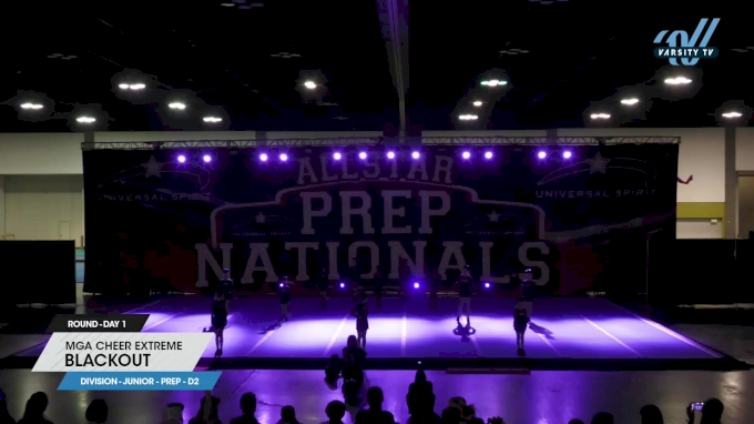 MGA Cheer Extreme - Blackout [2023 L1.1 Junior - PREP - D2 Day 1] 2023 ...