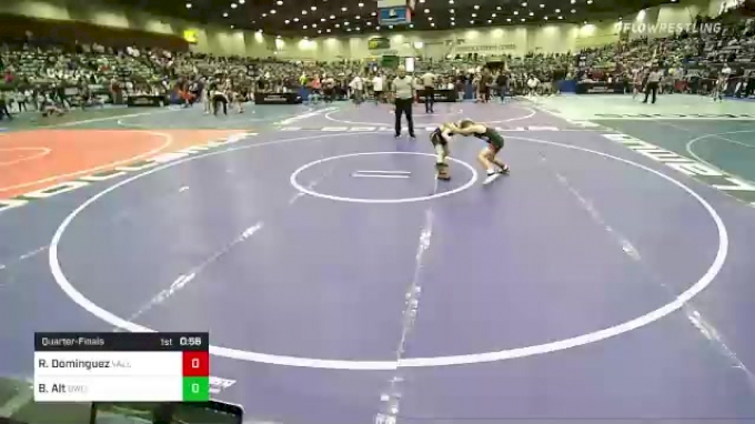 75 lbs Quarterfinal - Rocco Dominguez, Valley Vandals vs Benton Alt ...
