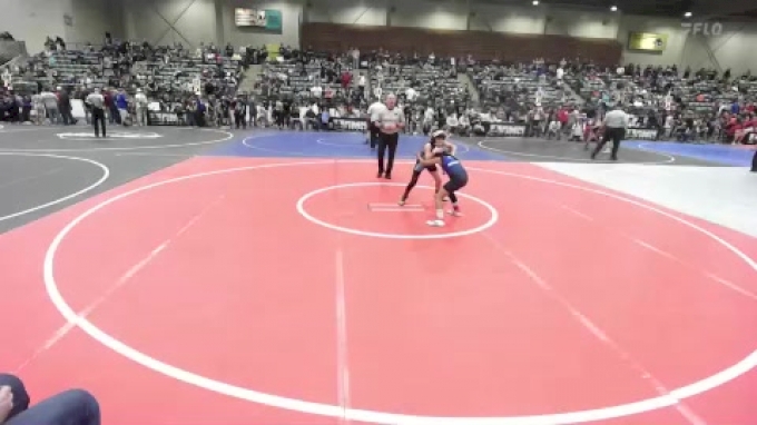 78 lbs Consi Of 8 #2 - Brielle Mohammed, Caruthers Vipers vs Adrian ...