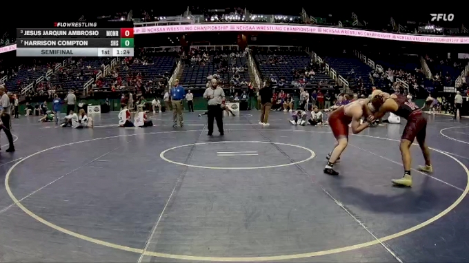 2A 190 lbs Semifinal - Jesus Jarquin Ambrosio, Monroe vs Harrison ...