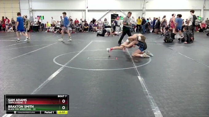 92 lbs Round 2 (8 Team) - Sam Adams, Terps Xtreme vs Braxton Smith ...