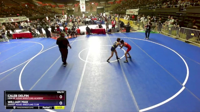 83 lbs Quarterfinal - Caleb Delfin, Lion Of Judah Wrestling Academy vs William Max, Savage House ...