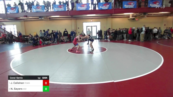 126 lbs Consolation - Jack Callahan, Tewksbury vs Nathan Sayers, Xaverian