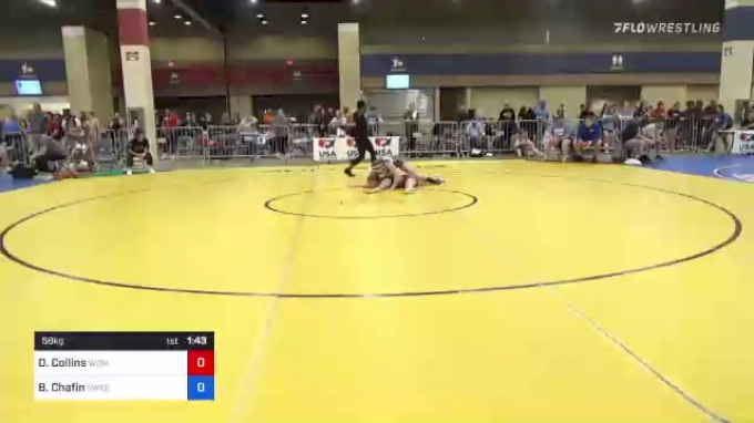 58 kg Round Of 16 - Dealya Collins, Women In Singlets vs Bailey Chafin ...