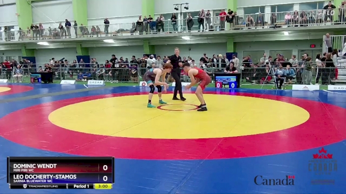 60kg Cons. Round 3 - Dominic Wendt, Miri Piri WC vs Leo Docherty-Stamos ...