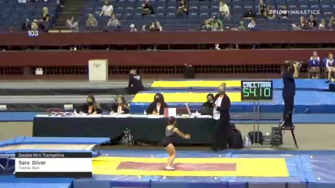 Sara Oliver - Double Mini Trampoline, Tumble Tech - 2021 Region 3 T&T ...