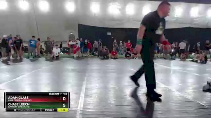 155 lbs Champ. Round 1 - Adam Glass, Lake Central Indians vs Chase ...