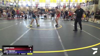 138 lbs 1st Place Match - Corbin Reisz, Iowa vs Cody Trevino, Big Game ...
