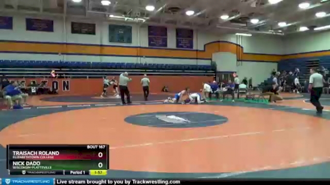 174 lbs Champ. Round 2 - Nick Dado, Wisconsin-Platteville vs Traisach ...