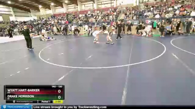 130 lbs Round 2 - Wyatt Hart-Barker, MT vs Drake Morrison, ID