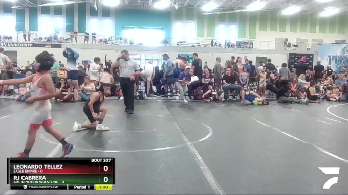 64 lbs Round 1 - Rj Cabrera, Art In Motion Wrestling vs Leonardo Tellez ...