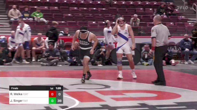 189 lbs Final - Ryan Welka, Fort Leboeuf vs Jason Singer, Faith ...