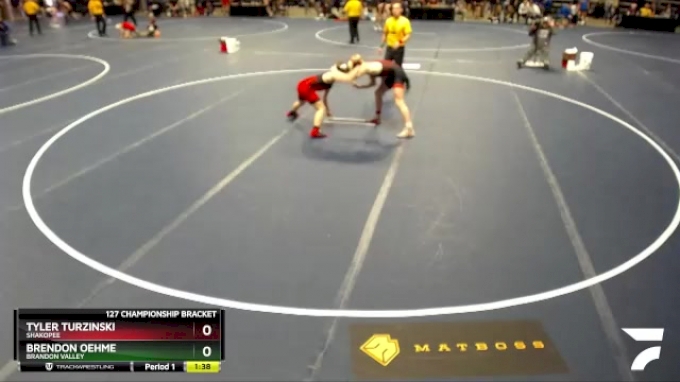 127 Championship Bracket Champ. Round 3 - Tyler Turzinski, Shakopee vs ...