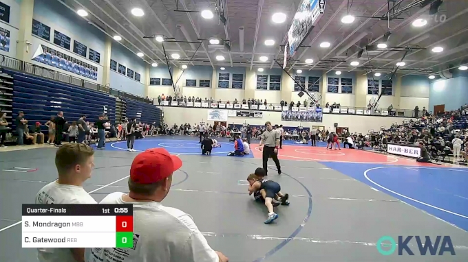 75 lbs Quarterfinal - Sebastian Mondragon, Mighty Bluebirds vs Cooper ...