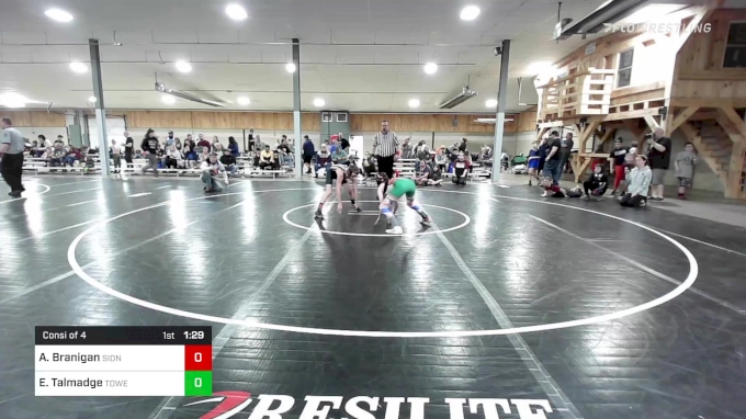 95 lbs Consi Of 4 - Aiden Branigan, Sidney Center vs Erin Talmadge ...