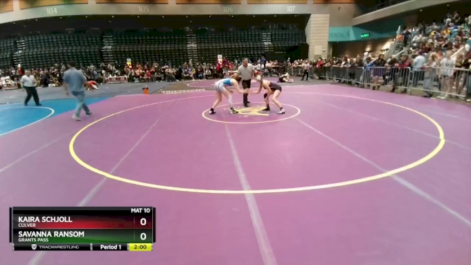 126 lbs Champ. Round 3 - Kaira Schjoll, Culver vs Savanna Ransom ...