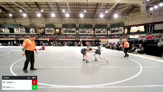 126 lbs Final - Matthew Lopes, Blair Academy vs Matt Hart, Western ...