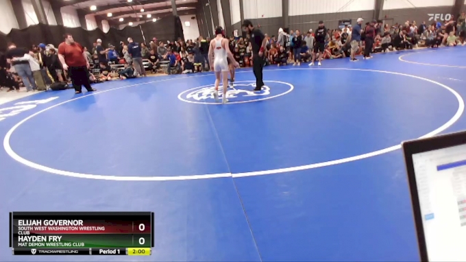 92 lbs Round 1 - Hayden Fry, Mat Demon Wrestling Club vs Elijah ...