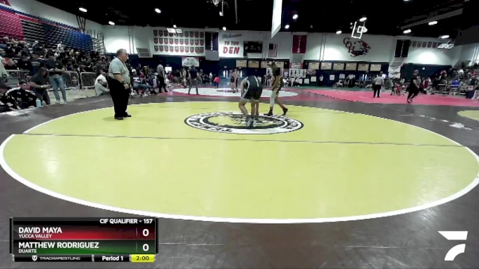 157 lbs Champ. Round 1 - David Maya, Yucca Valley vs Matthew Rodriguez ...