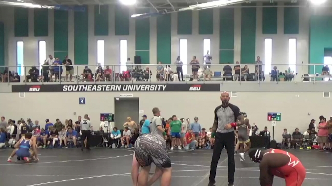 285 lbs Round 1 (4 Team) - Nathan Hatch, Bulldog WC vs Jak Johnson ...