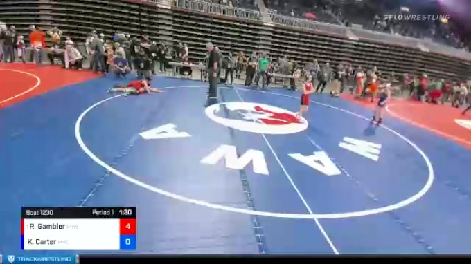 84 lbs 2nd Place Match - Rylan Gambler, Riverton USA Wrestling vs Kye ...