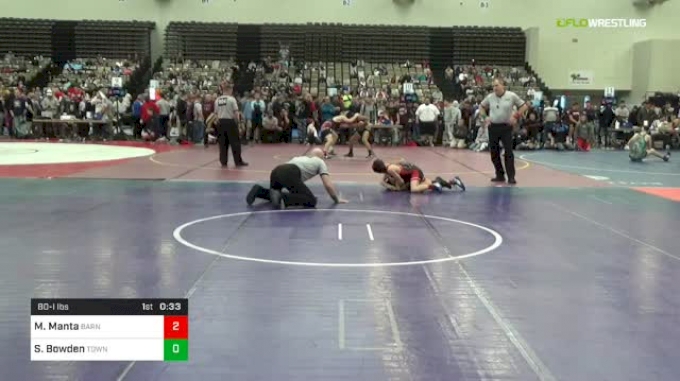 80 lbs Consi Of 4 - Mike Manta, Barn Brothers vs Stephen Bowden, Town ...