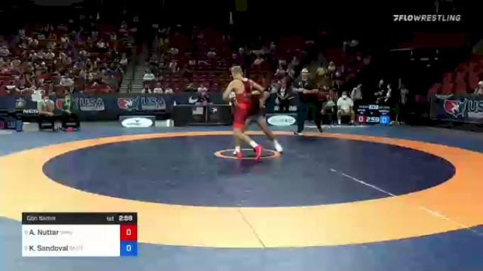 60 kg Con Semis - Aidan Nutter, NMU-National Training Center vs King ...