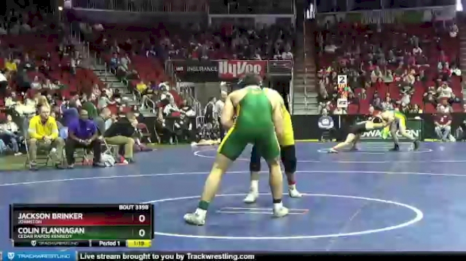 3A-195 lbs 7th Place Match - Jackson Brinker, Johnston vs Colin ...