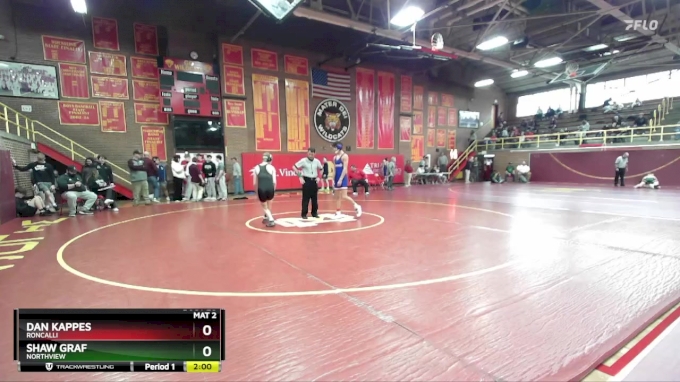 138 lbs Champ. Round 1 - Dan Kappes, Roncalli vs Shaw Graf, Northview