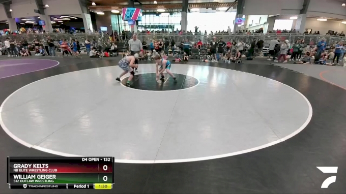 132 lbs Champ. Round 1 - William Geiger, 512 Outlaw Wrestling vs Grady ...