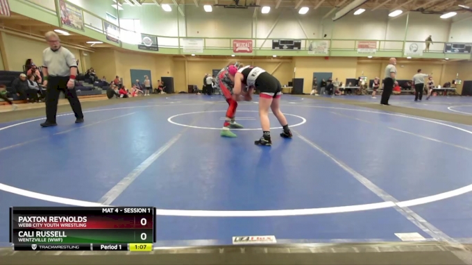 115-120 lbs Round 3 - Cali Russell, WENTZVILLE (WWF) vs Paxton Reynolds ...