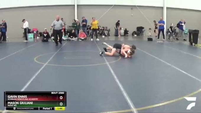 97 lbs Cons. Semi - Mason Giuliani, Nova WC vs Gavin Ennis, Scanlan ...
