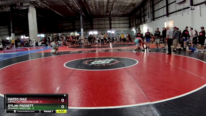 113 lbs Quarterfinals (8 Team) - Dylan Padgett, SEAHAWKS WRESTLING vs ...